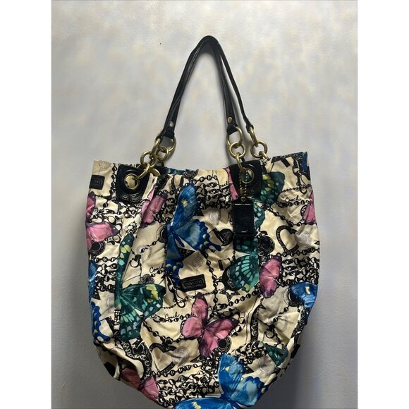Coach | Bags | Vtg Coach Limited Edition Carly Butterfly Tote Bag ...